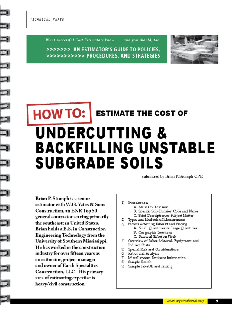 Undercutting and Backfilling | Geotechnical Engineering | Soil