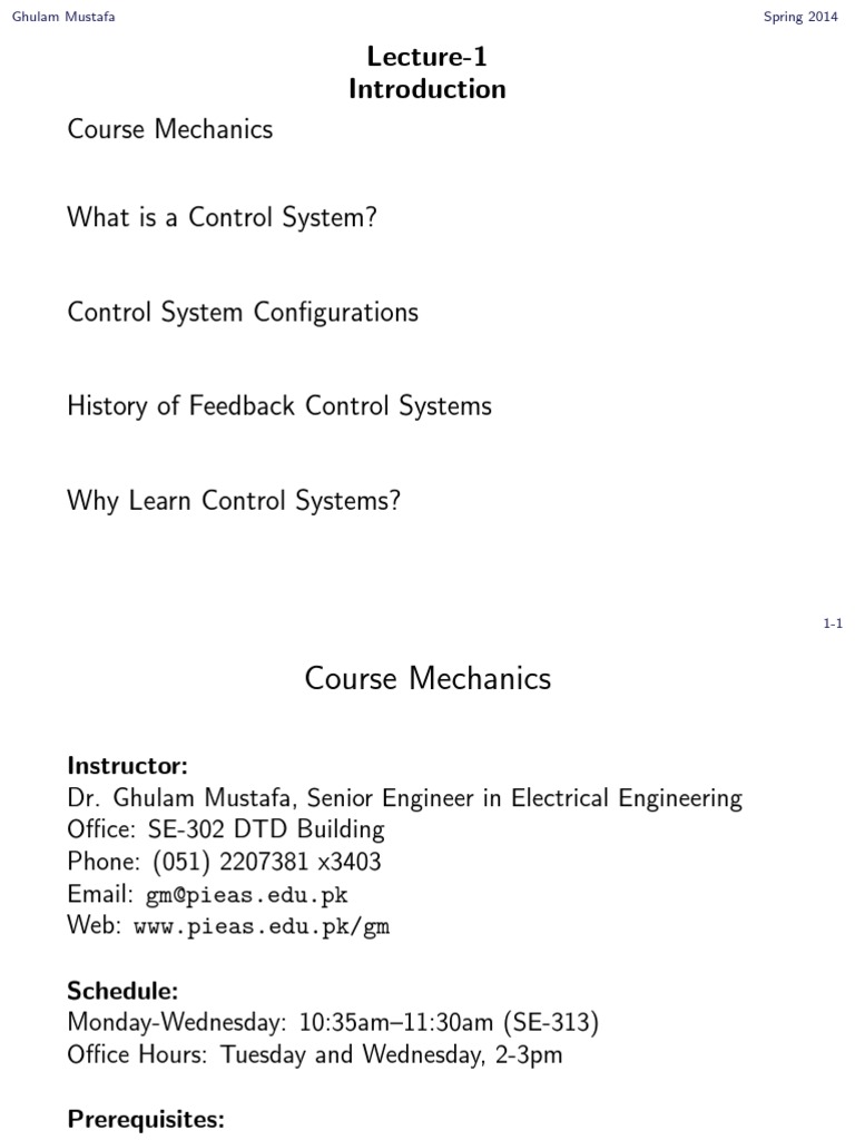 Control System | PDF | Control Theory | Control System