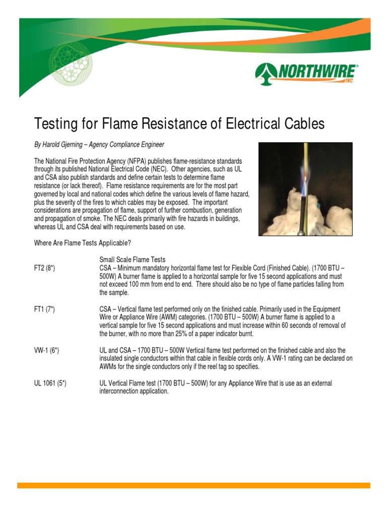 Flame Testing | PDF | Electrical Components | Manufactured Goods