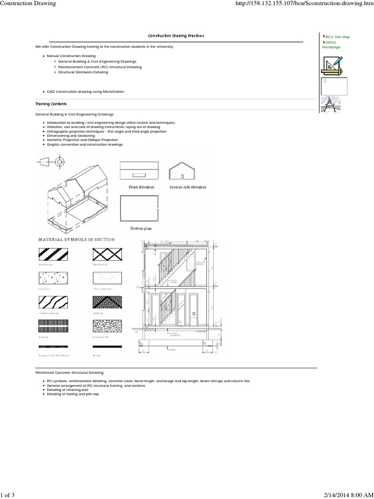 Construction Drawing Practice | PDF