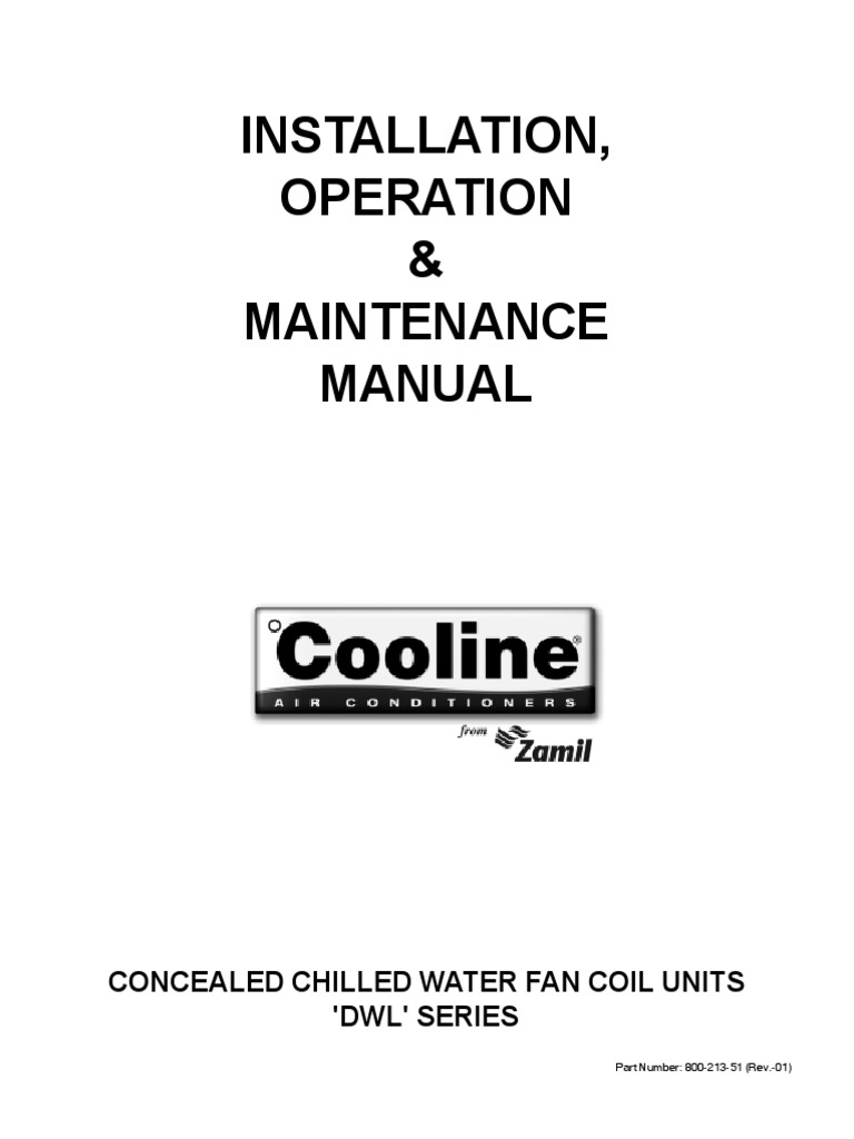 Cooline DWL Series Installation Manual | PDF | Thermostat | Air ...
