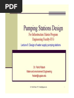 Water Booster Station Design Operation | PDF | Water Supply Network | Pump