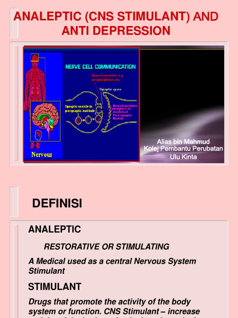 An Overview of Central Nervous System Stimulants and Antidepressants ...