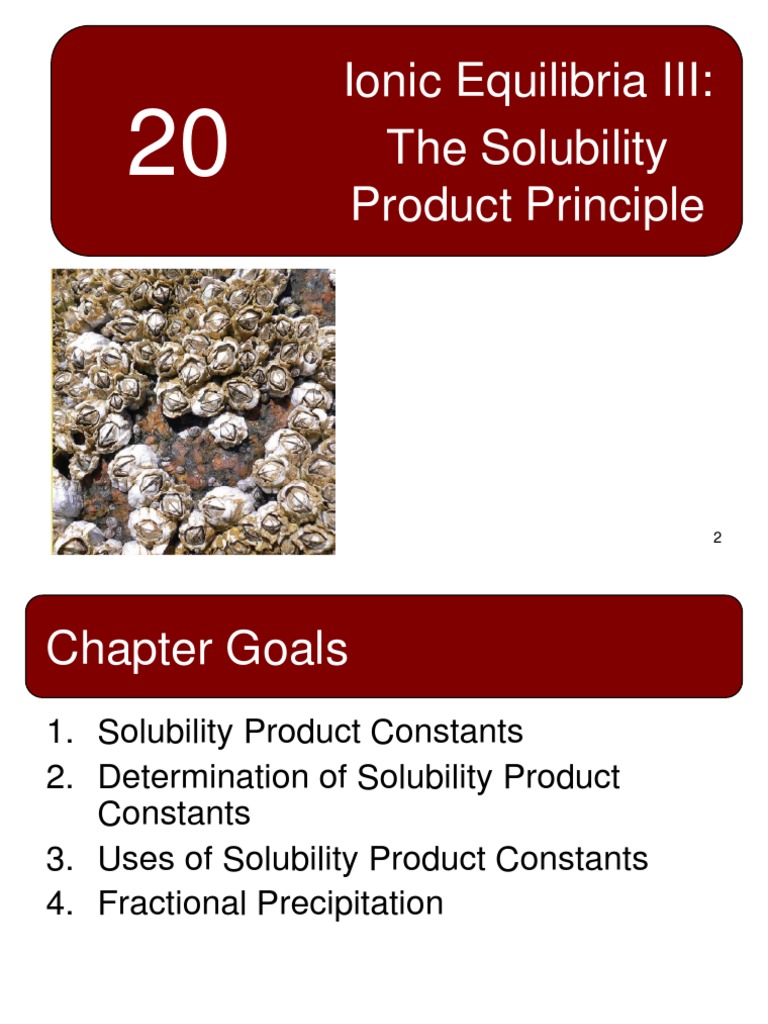 Solubility Product Constants Explained | PDF | Precipitation (Chemistry ...