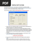Partial Fixity in Etabs - Waseem Rana | PDF | Beam (Structure ...