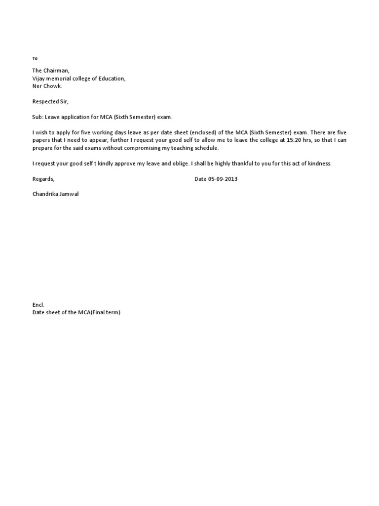 Date Sheet and Application Letter | PDF | Career & Growth