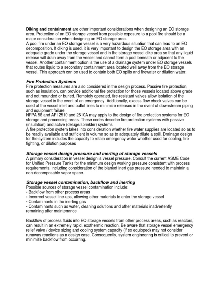 Fire Protection Systems: Diking and Containment Are Other Important ...