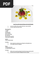 High Skill Dishes for GCSE Food Tech | PDF