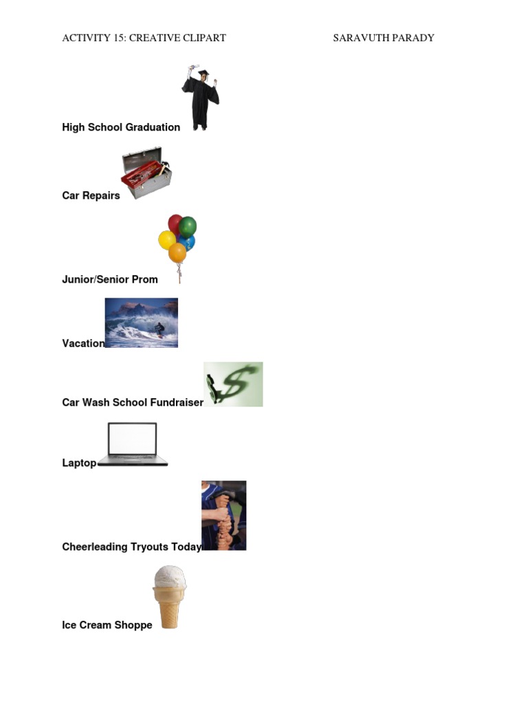 High School Events & Activities List | PDF