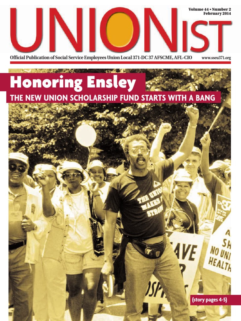 The Unionist February 2014 | PDF | American Federation Of State, County ...
