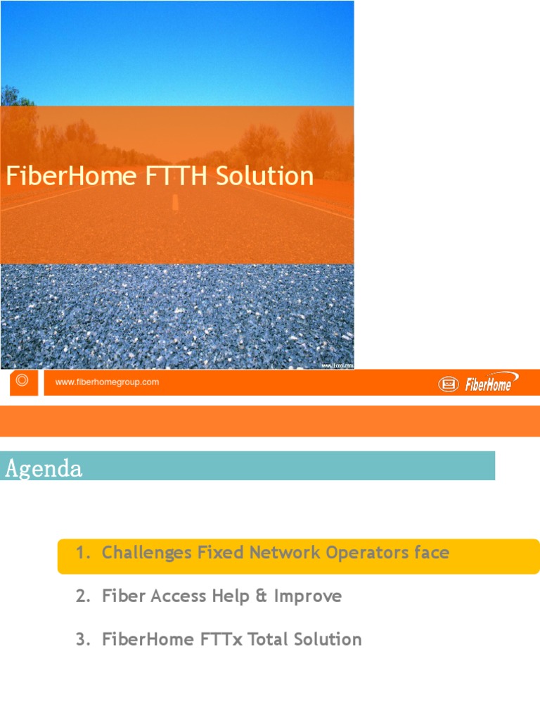 3. FiberHome FTTX Solución | Fiber To The X | Telecommunications ...