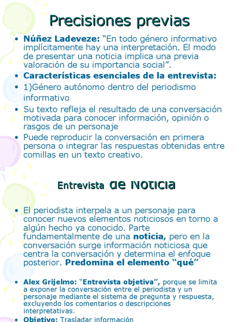 Clase IV - La Entrevista Informativa Técnicas | PDF | Comillas ...