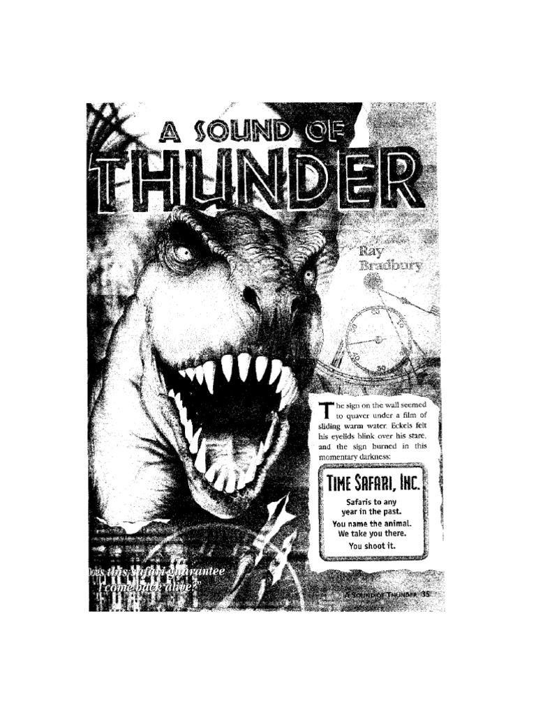 A Sound of Thunder | PDF | Foreign Language Studies