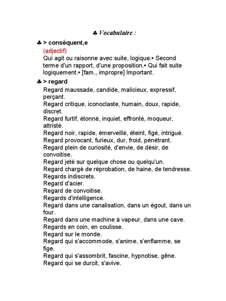 Vocabulaire | PDF | Science | Technologie (Général)