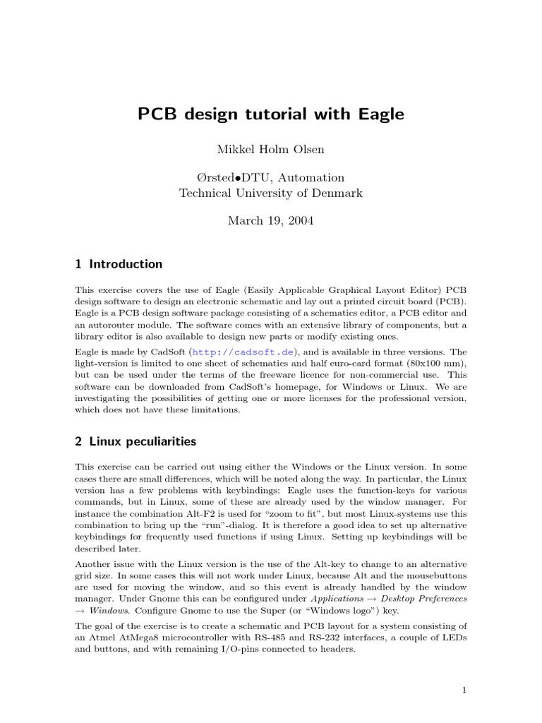 Tutorial Eagle PDF | PDF