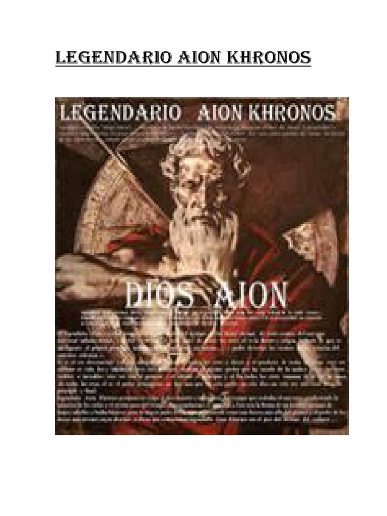 Legendario Aion Khronos | PDF | Religión y creencia