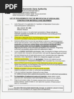 Checklist PEZA Permit | PDF | Engineer | General Contractor