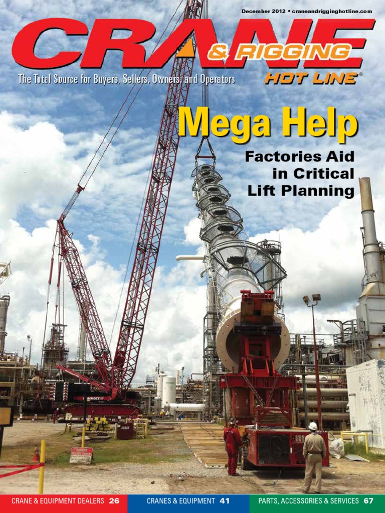Crane and Rigging (Dec 2012) | PDF | Crane (Machine) | Certification
