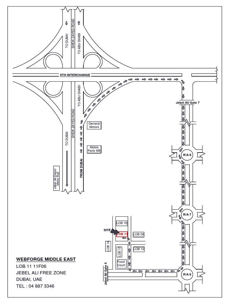 Webforge ME Location Map | PDF