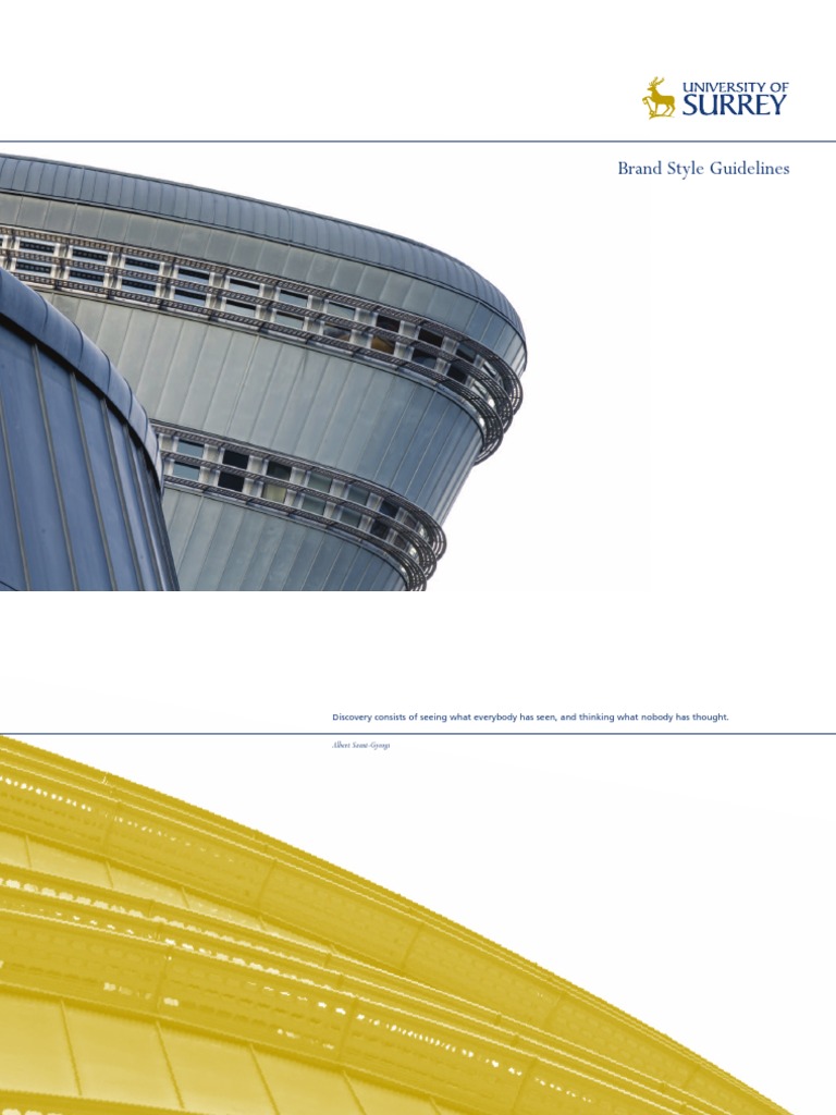 University of Surrey Brand Guidelines | PDF | Typefaces | Logos