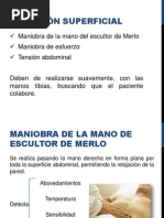 Maniobras de Palpación Hepática | PDF | Mano | Hígado