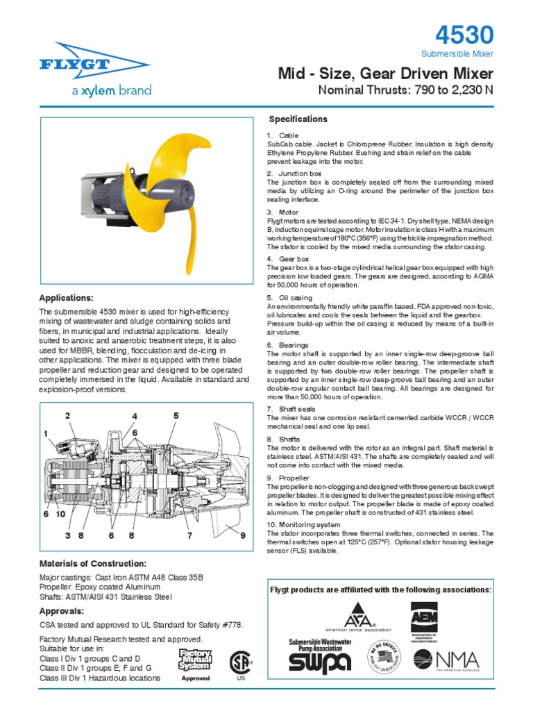 4530 Spec Sheet | PDF | Bearing (Mechanical) | Gear