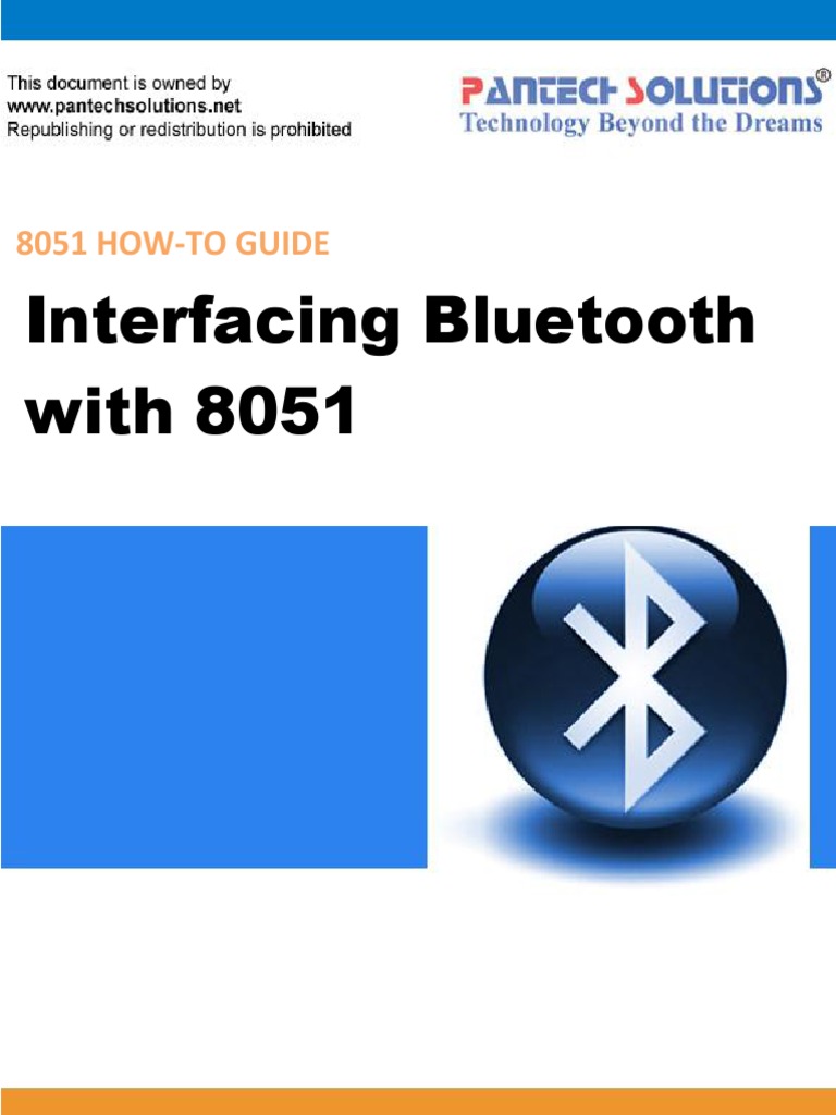 Interfacing Bluetooth With 8051 Trainer | PDF | Bluetooth | Microcontroller
