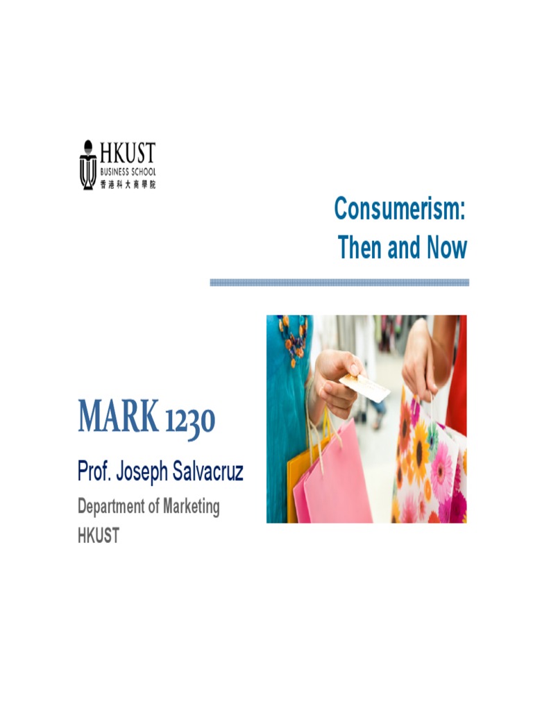 02- Consumerism Then and Now | Consumerism | Happiness & Self-Help