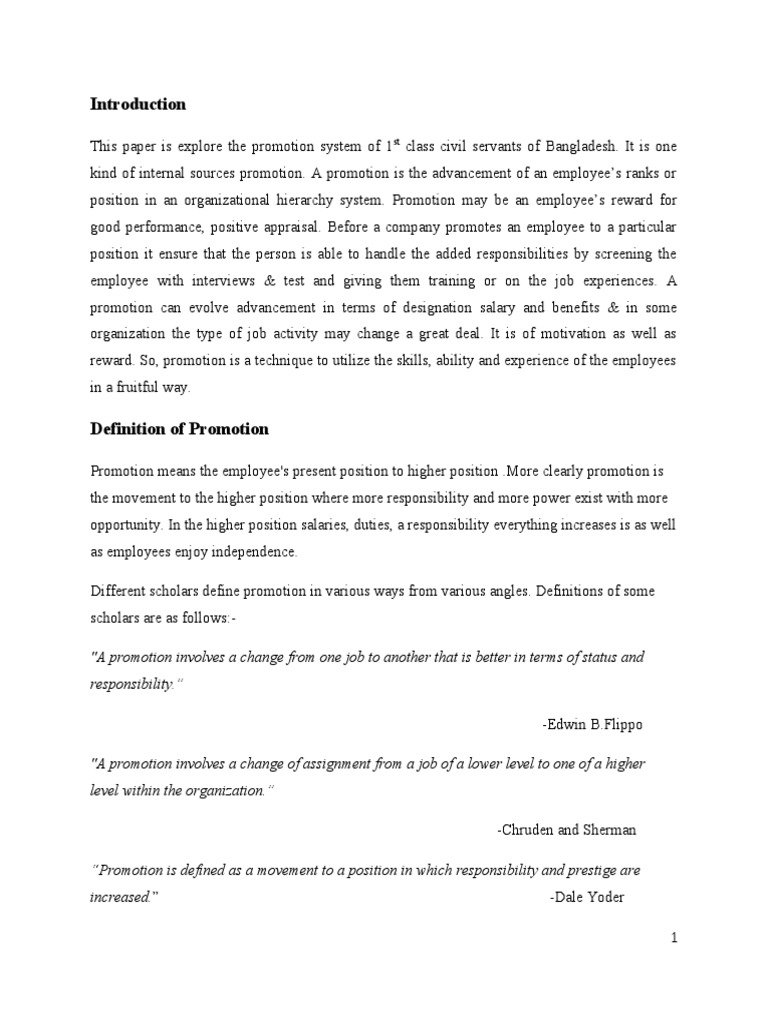Promotion of Bangladesh Civil Service | PDF | Civil Service | Employment