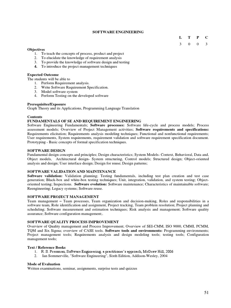 Cse310 Software-Engineering TH 2.00 Sc04 | PDF | Software Quality | Software