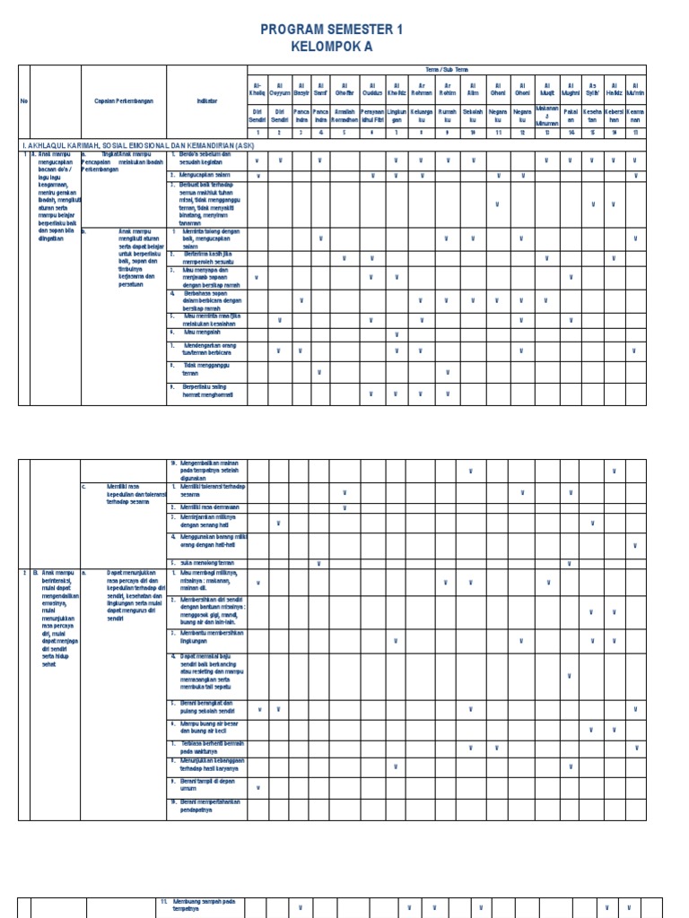 Contoh Pengisian Promesmatrikrkm Dan RKH | PDF