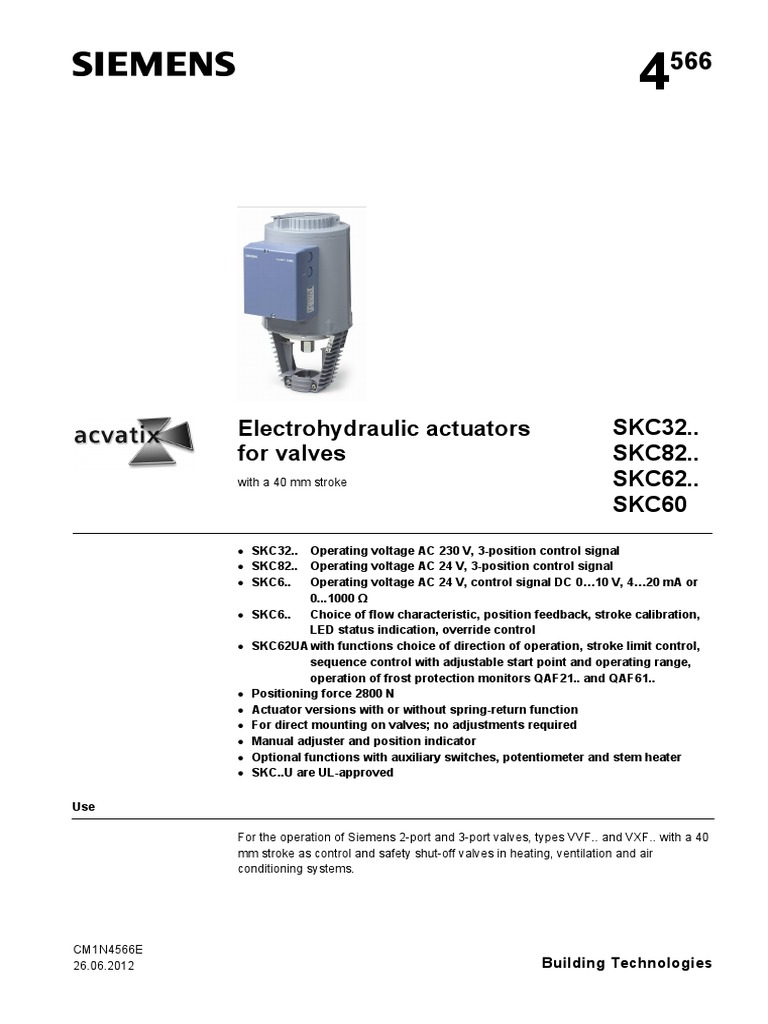 SKC62UA Datasheet en | PDF | Valve | Switch
