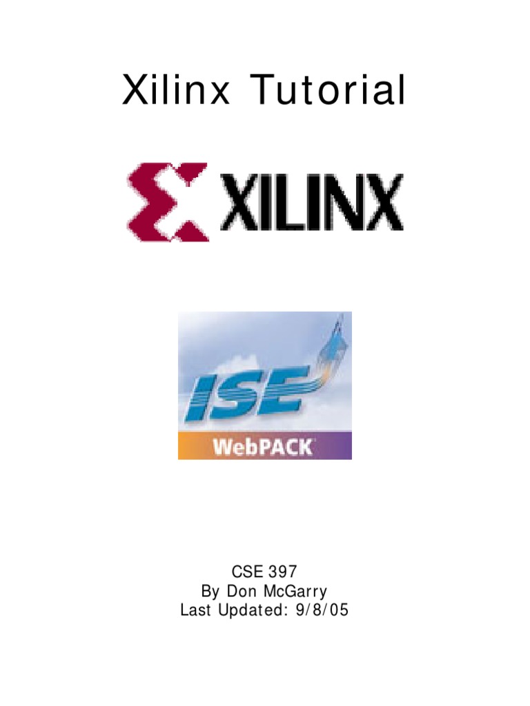Xilinx Vhdl Tutorial Vhdl Field Programmable Gate Array