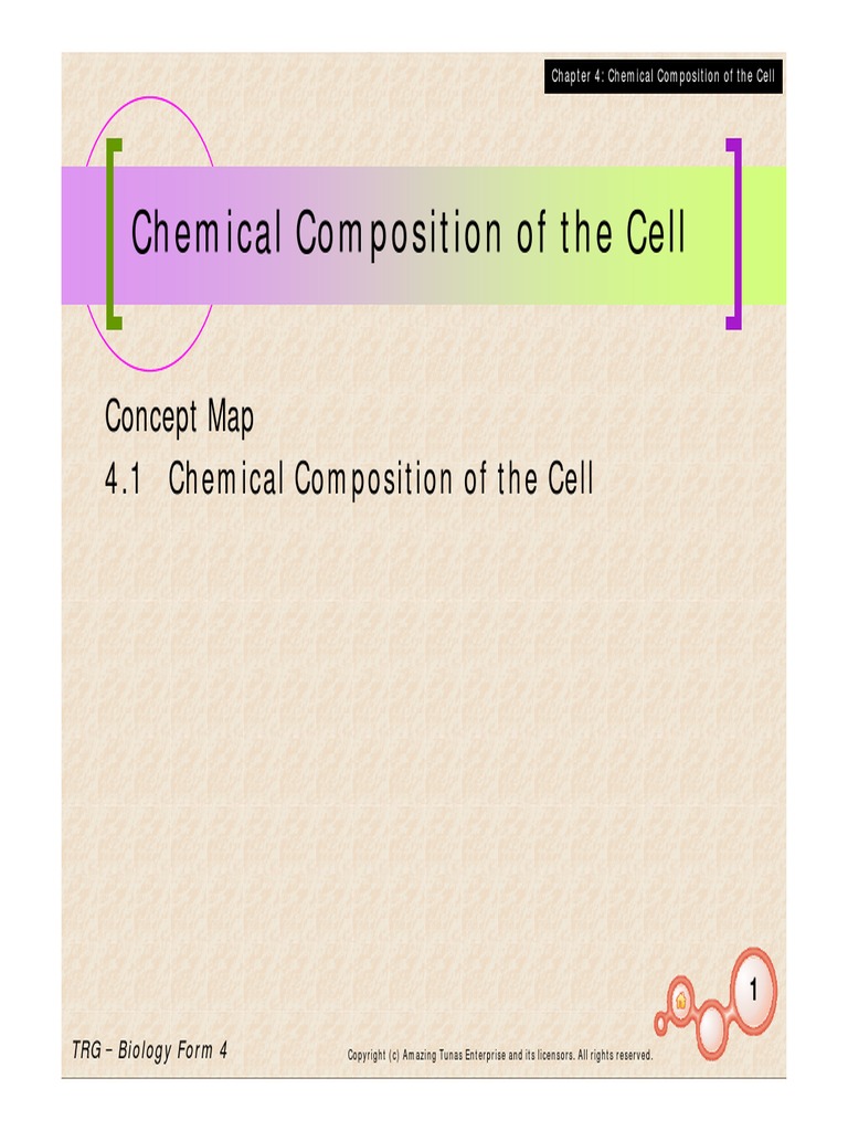 Chapter 4 Biology Form 4 | PDF | Chemical Substances | Cell (Biology)