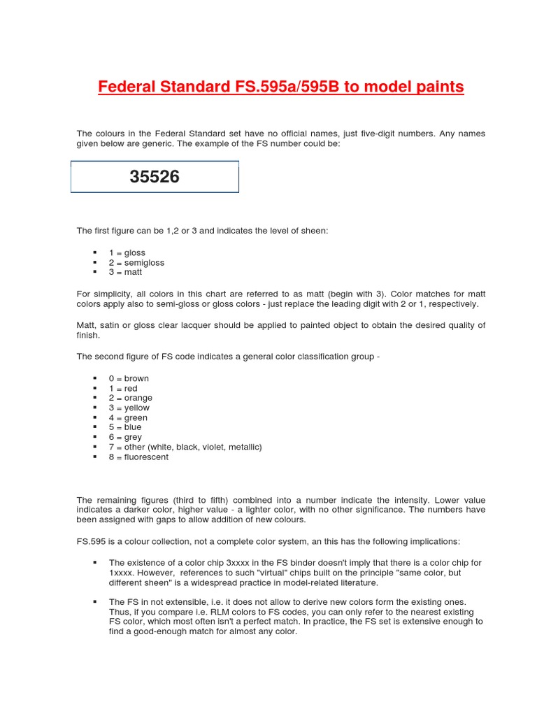 Federal Standard FS Color Guide | PDF | Grey | Lockheed C 130 Hercules