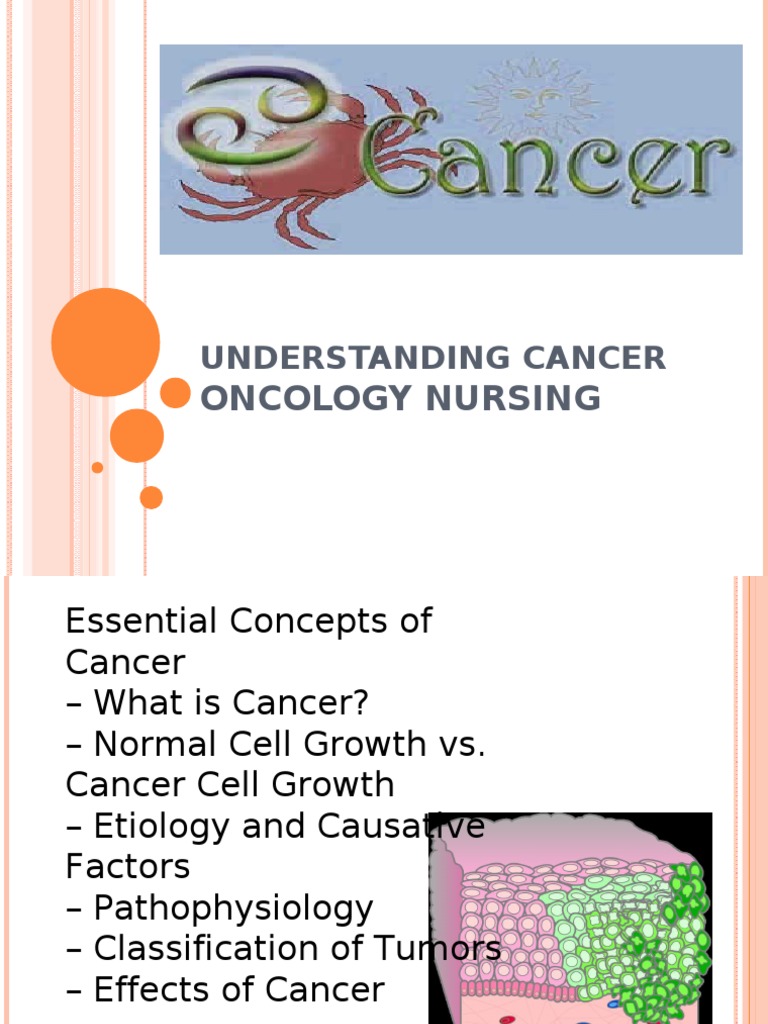 Understanding Cancer: Key Concepts | PDF | Chemotherapy | Cancer
