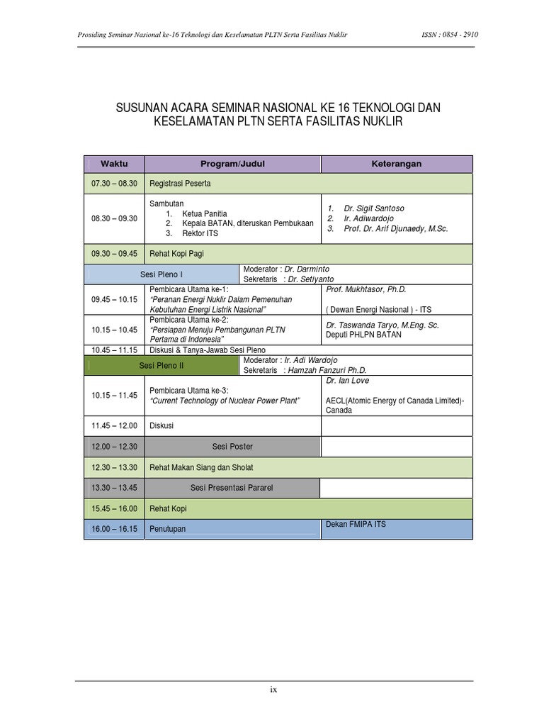 Contoh Susunan Acara Seminar Reinhartresearch Com Gambaran - Riset