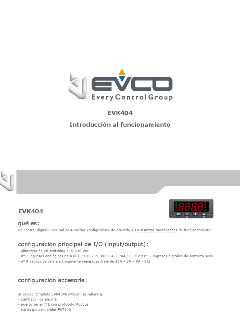 EVK404 Esp | PDF | Calor | Presión