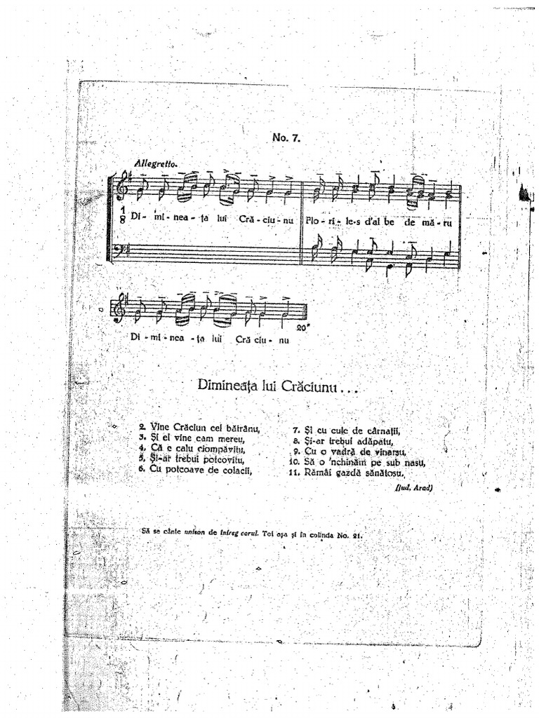 Partituri Cor Colinde | PDF