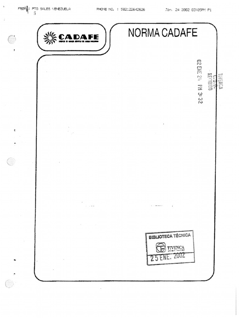 Cadafe 56-87 Diseños Lineas de Alimentacion y Redes Distrib. | PDF