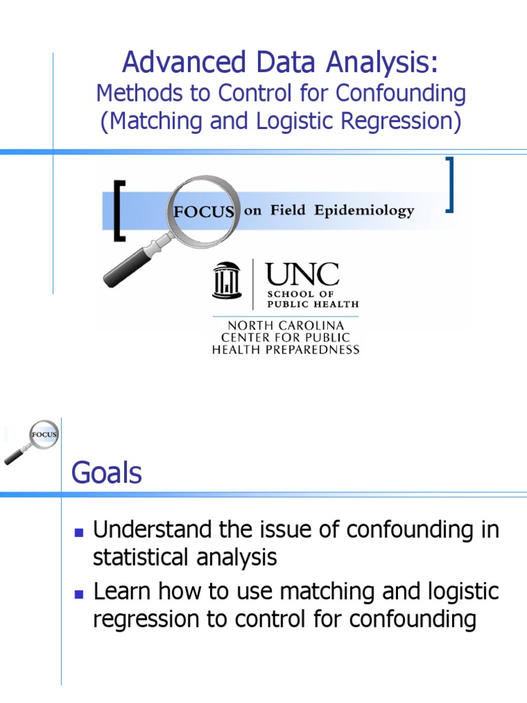 Control Confounding with Matching & Regression | PDF | Confounding | Logistic Regression