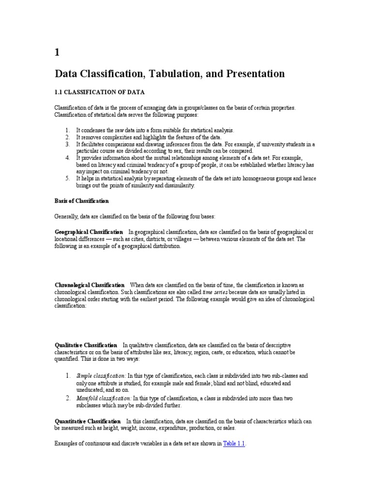 Tabulation Solutions in Statistics | PDF | Statistical Classification ...