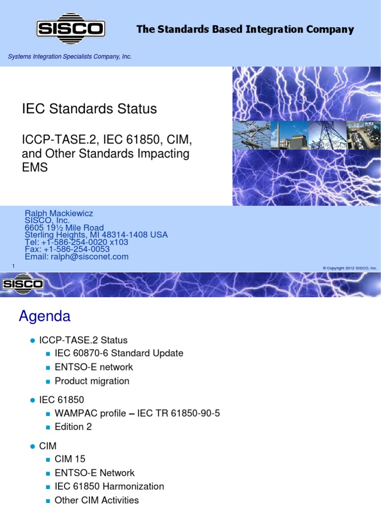 6.current Status of ICCP-TASE.2, Secure ICCP, and Other IEC Standards | PDF | Multicast ...