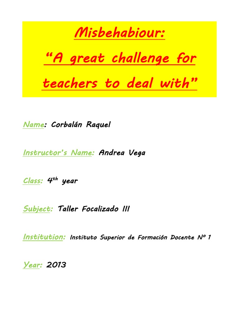 Taller Focalizado Final Practical Work | PDF | Self Control | Self-Management