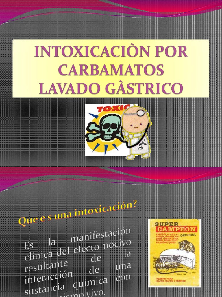 Carbamatos Intoxicacion Por Carbamatos | PDF | Sistema respiratorio ...
