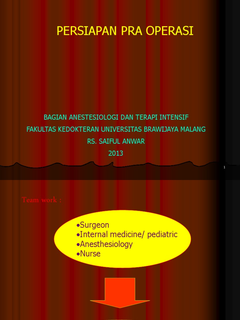 Anesthesiology Pre-Op Guide | PDF | Anesthesia | Surgery