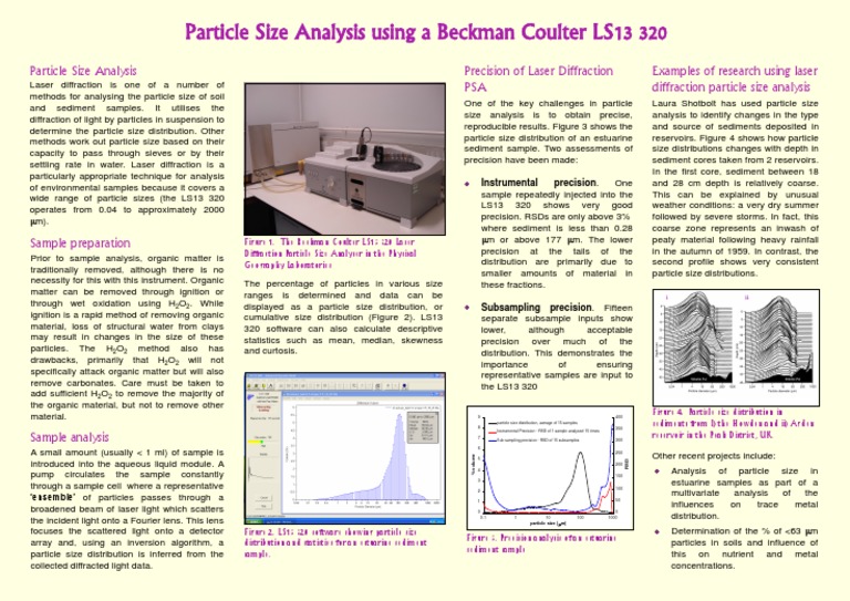 Particle Size Analysis Using A Beckman Coulter LS13 320 | PDF ...
