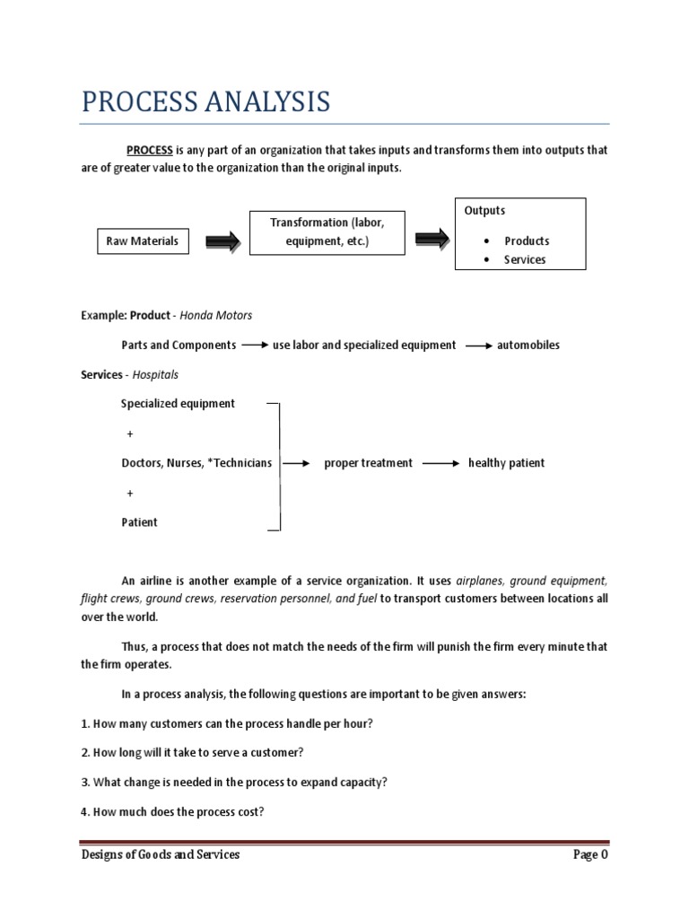 Optimizing Service Processes: A Guide to Process Analysis, Design and ...