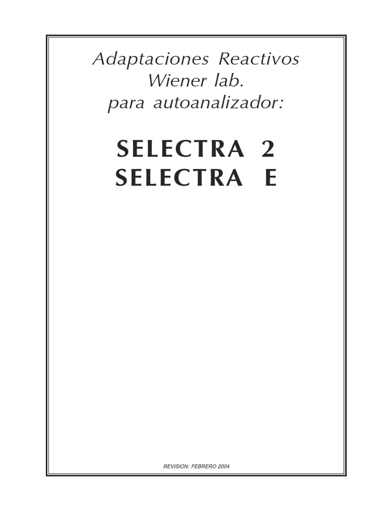 Selectra 2 y E - Adaptaciones | PDF | Colesterol | Lipoproteína de alta ...