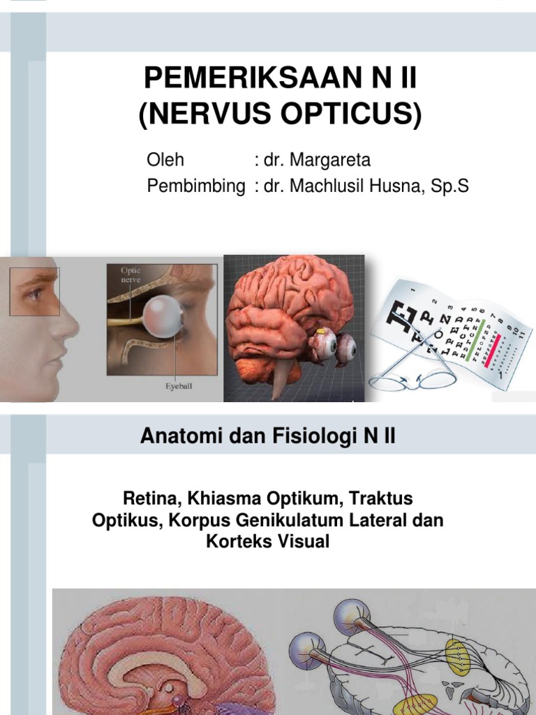 Pemeriksaan Nervus Opticus | PDF